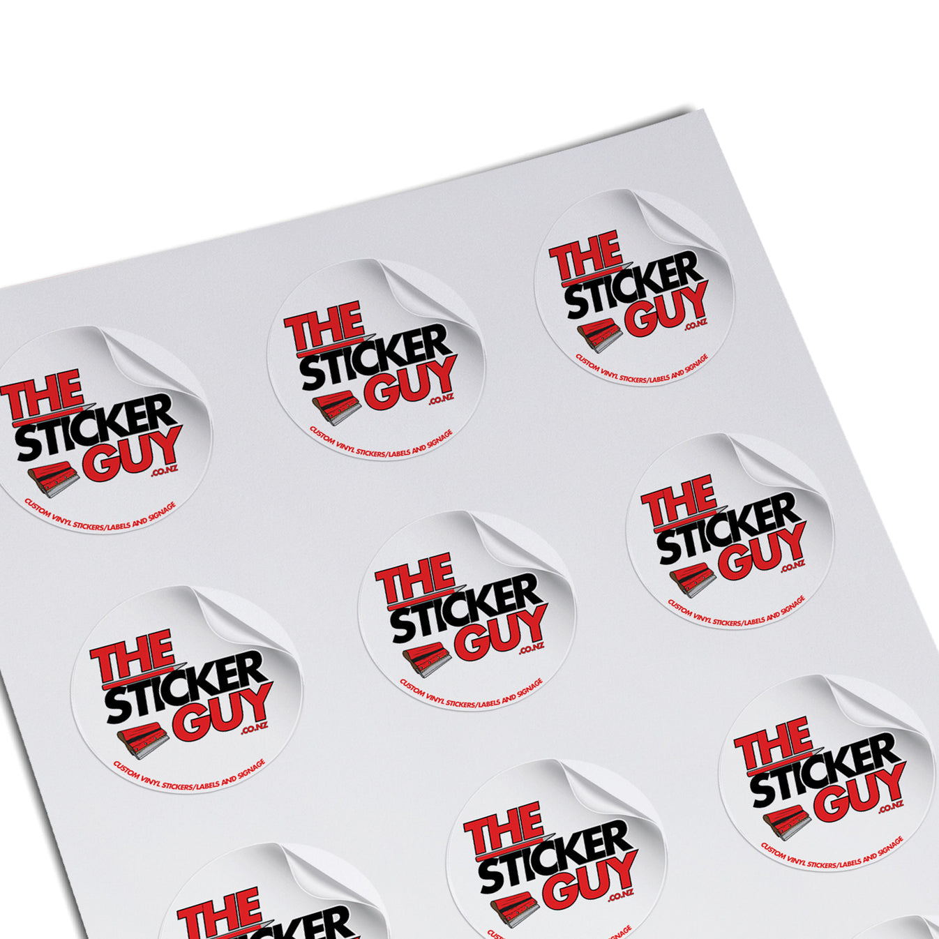 Vinyl Printed & Large Custom Stickers NZ | The Sticker Guy