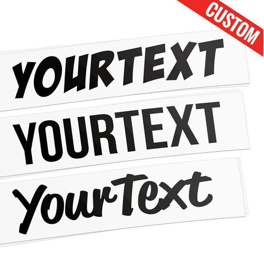 Custom Vinyl Lettering Sticker Decal – The Sticker Guy