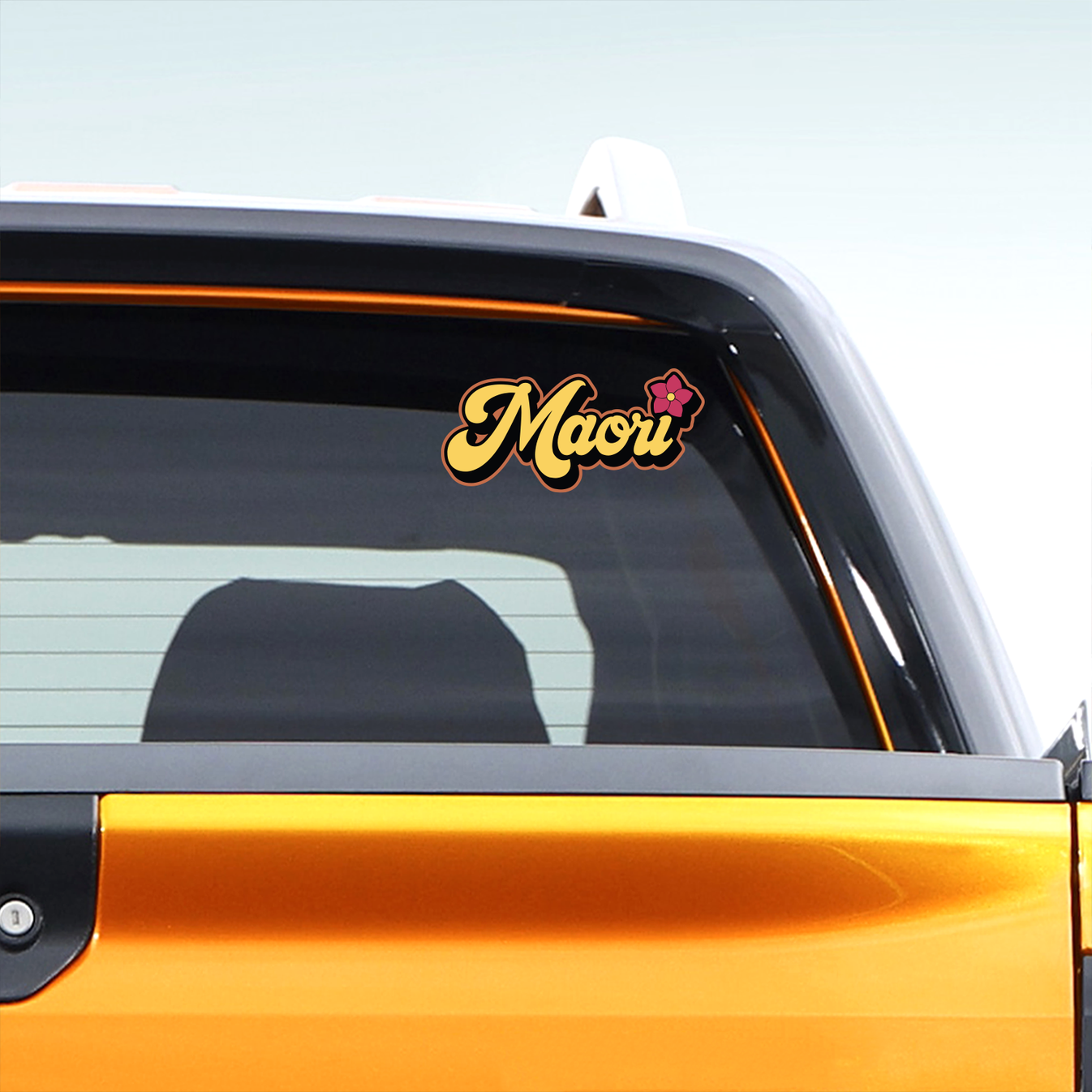 Cute Maori Text Decal Sticker – The Sticker Guy