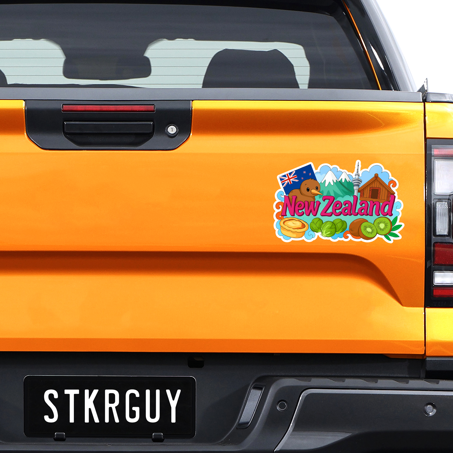 Cute New Zealand Decal Sticker – The Sticker Guy