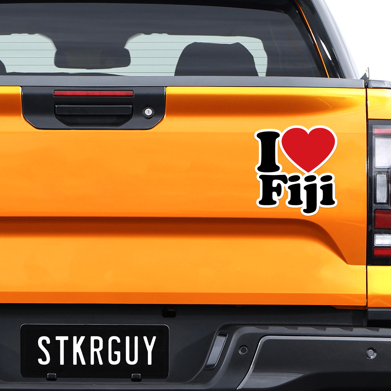 I Love Fiji Decal Sticker – The Sticker Guy