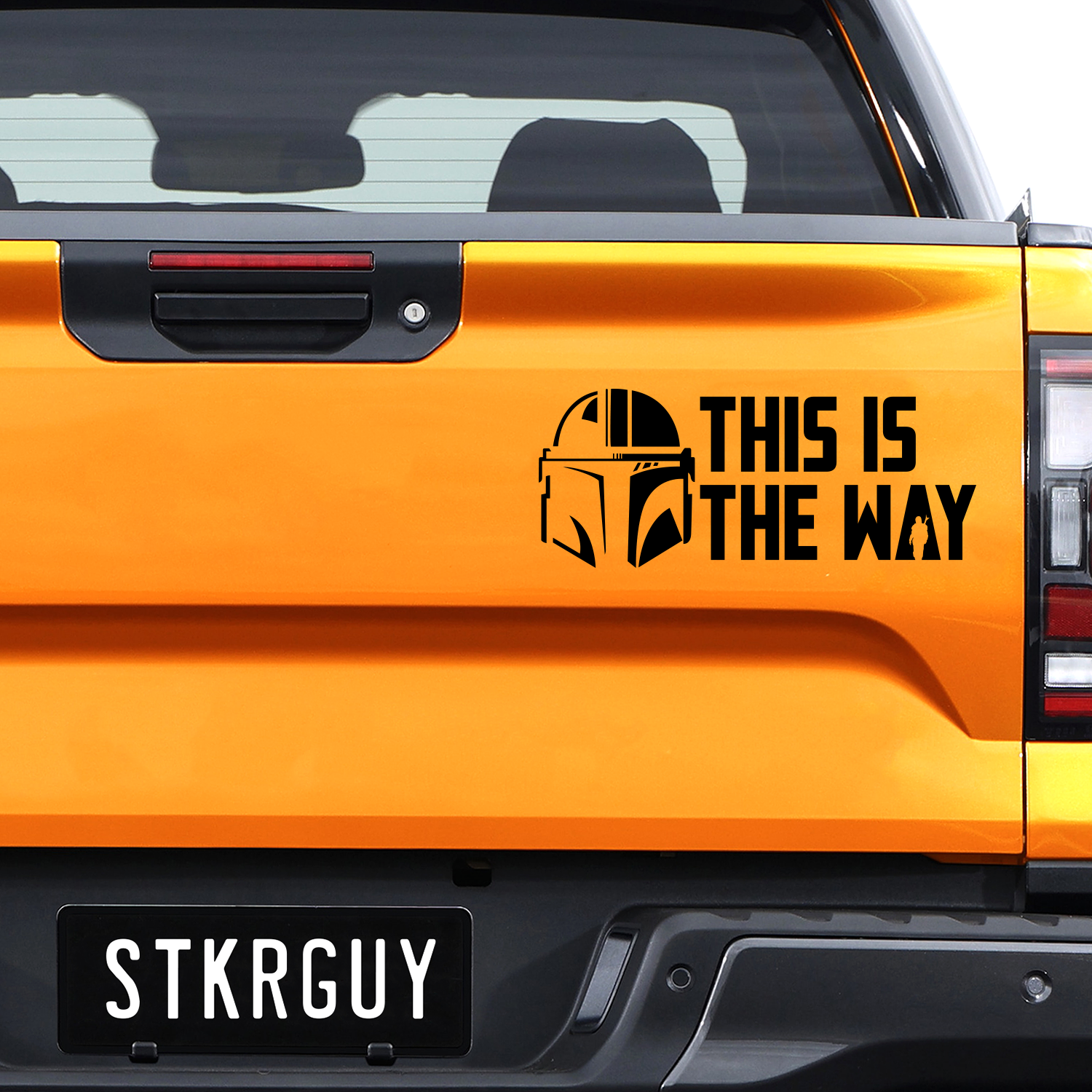 Mandalorian This is the way Decal Sticker – The Sticker Guy