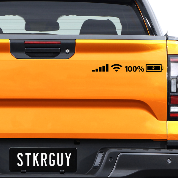 Mobile Status Bar Icons Vinyl Decal Sticker – The Sticker Guy