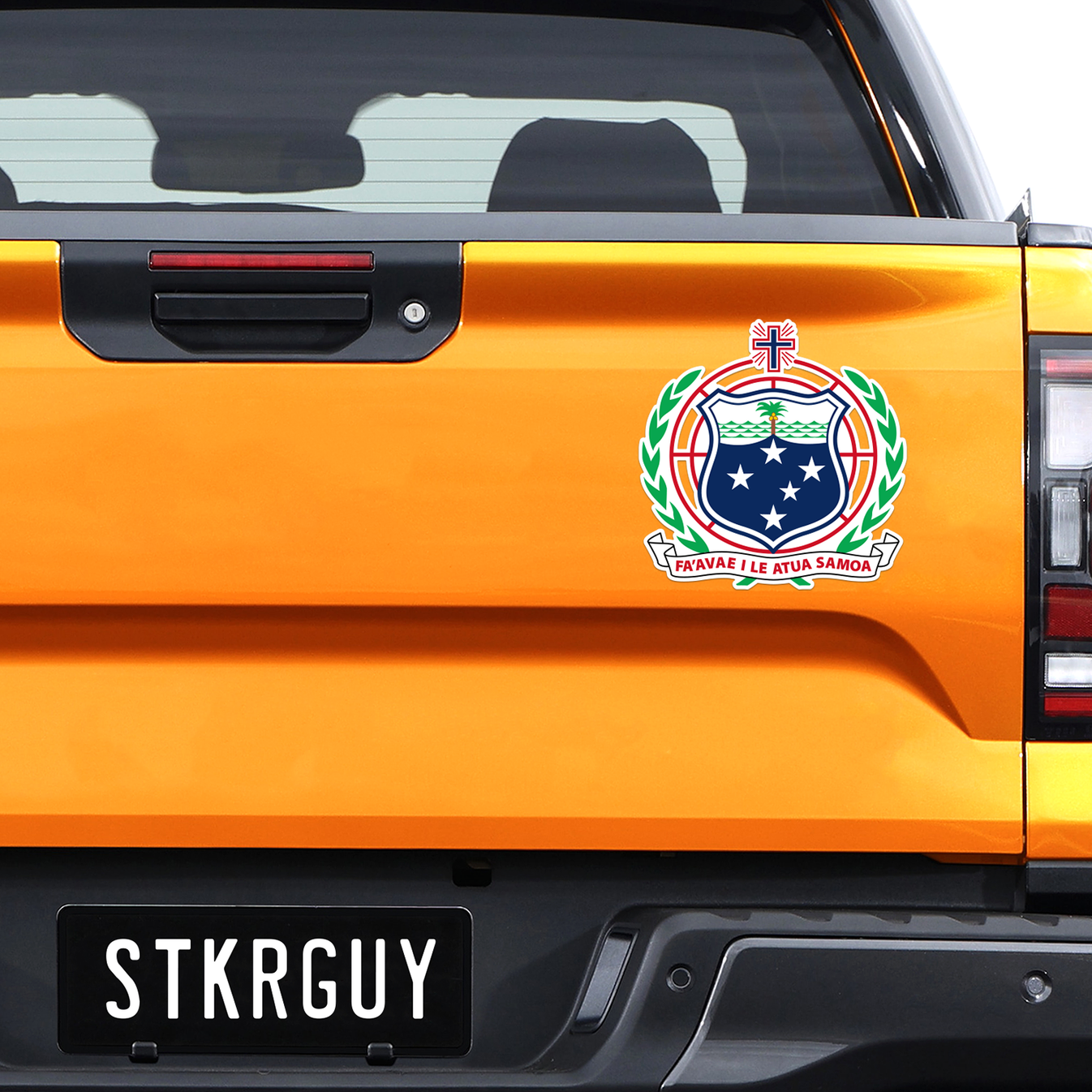 Samoa Shield Coat of Arms Car Decal Sticker – The Sticker Guy