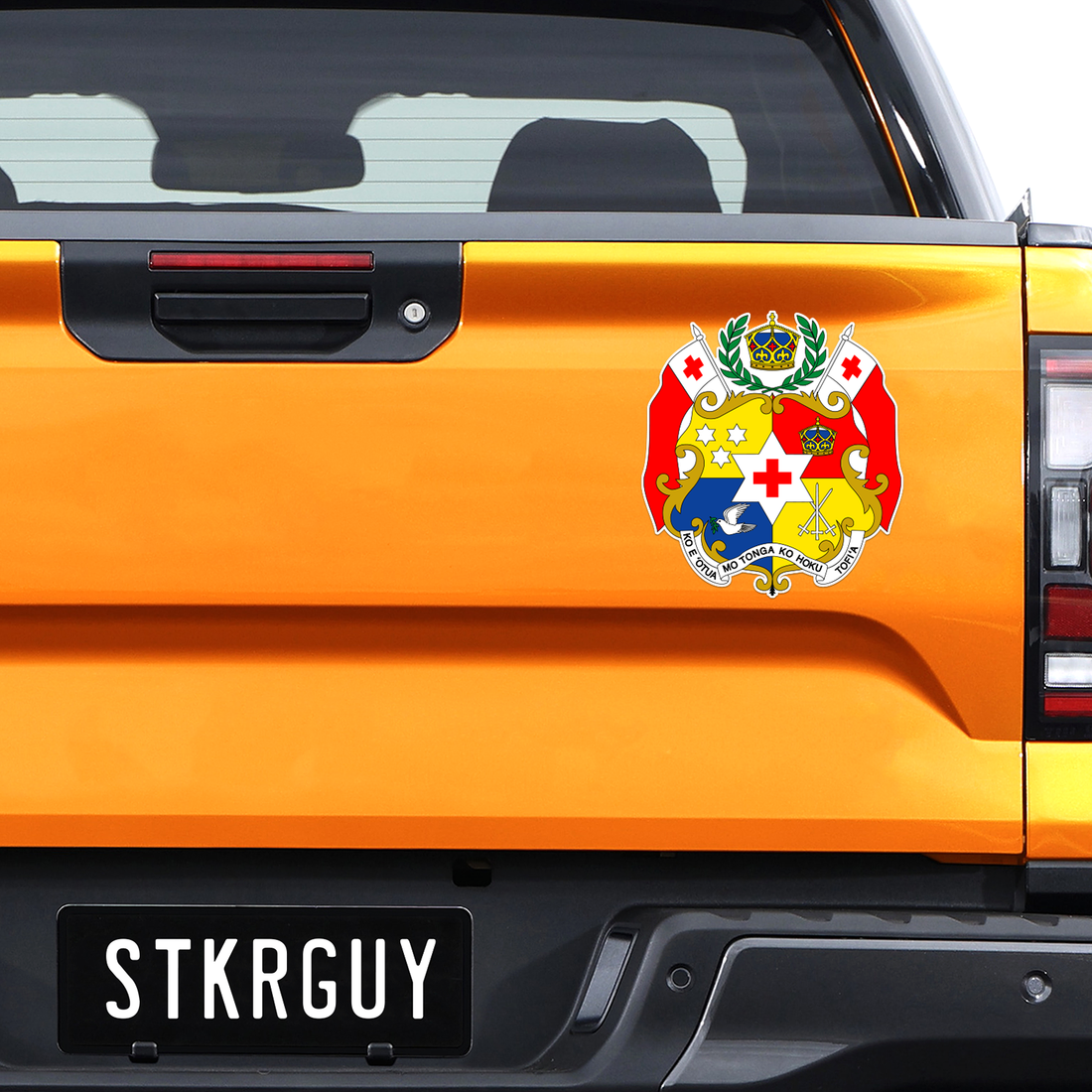 Tongan Shield Coat of Arms Car Decal Sticker – The Sticker Guy