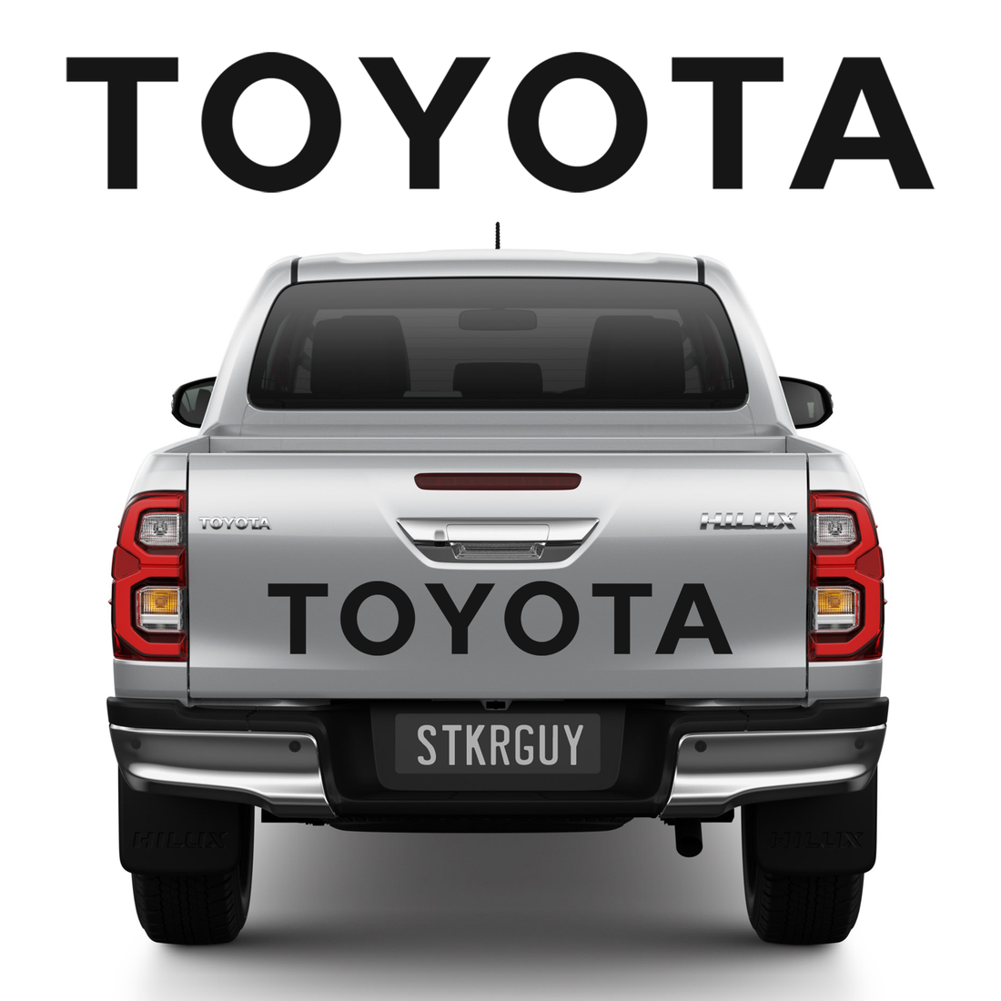 Toyota Hilux Tailgate Sticker Decal – The Sticker Guy