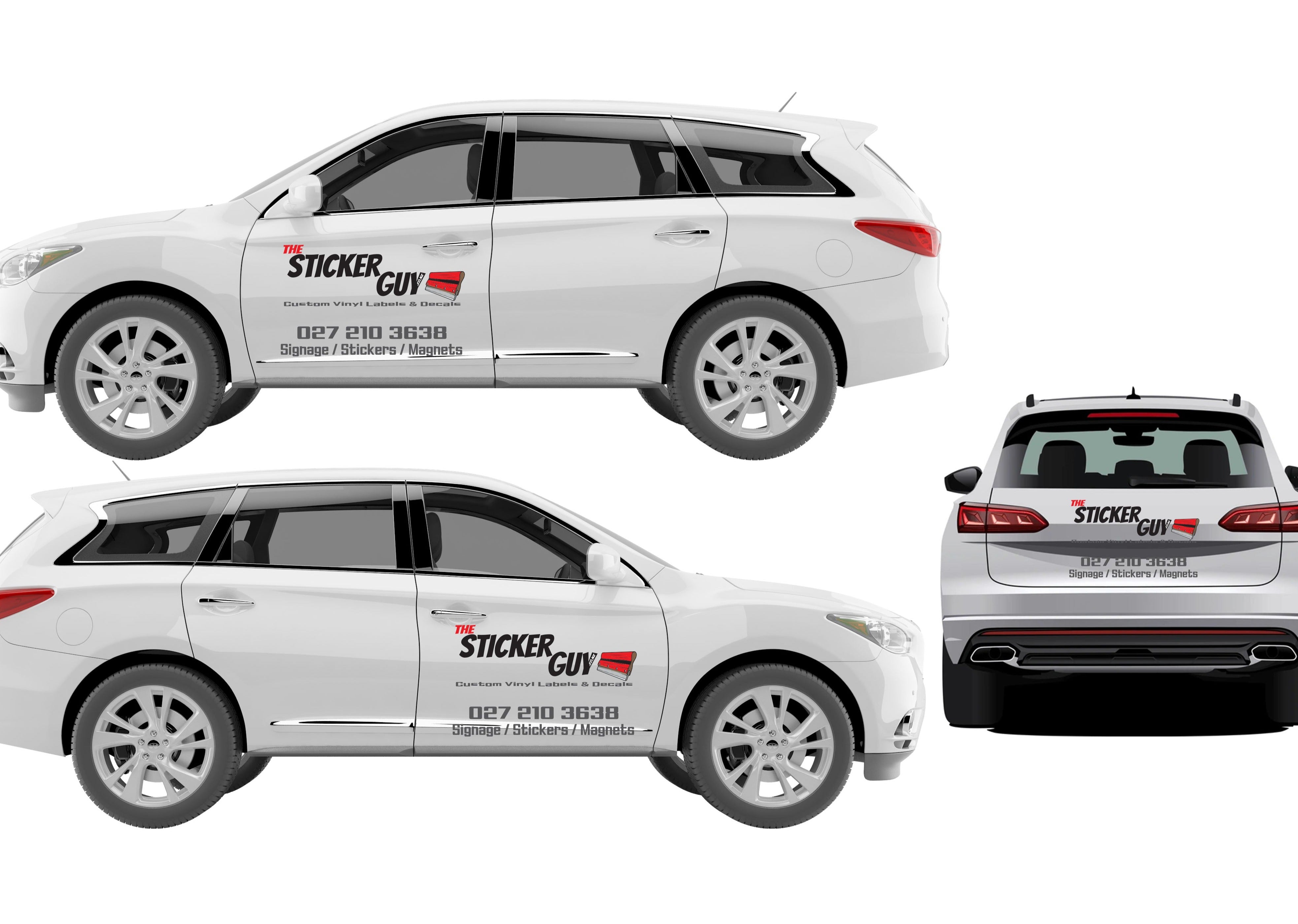 Vehicle Signage Services – The Sticker Guy