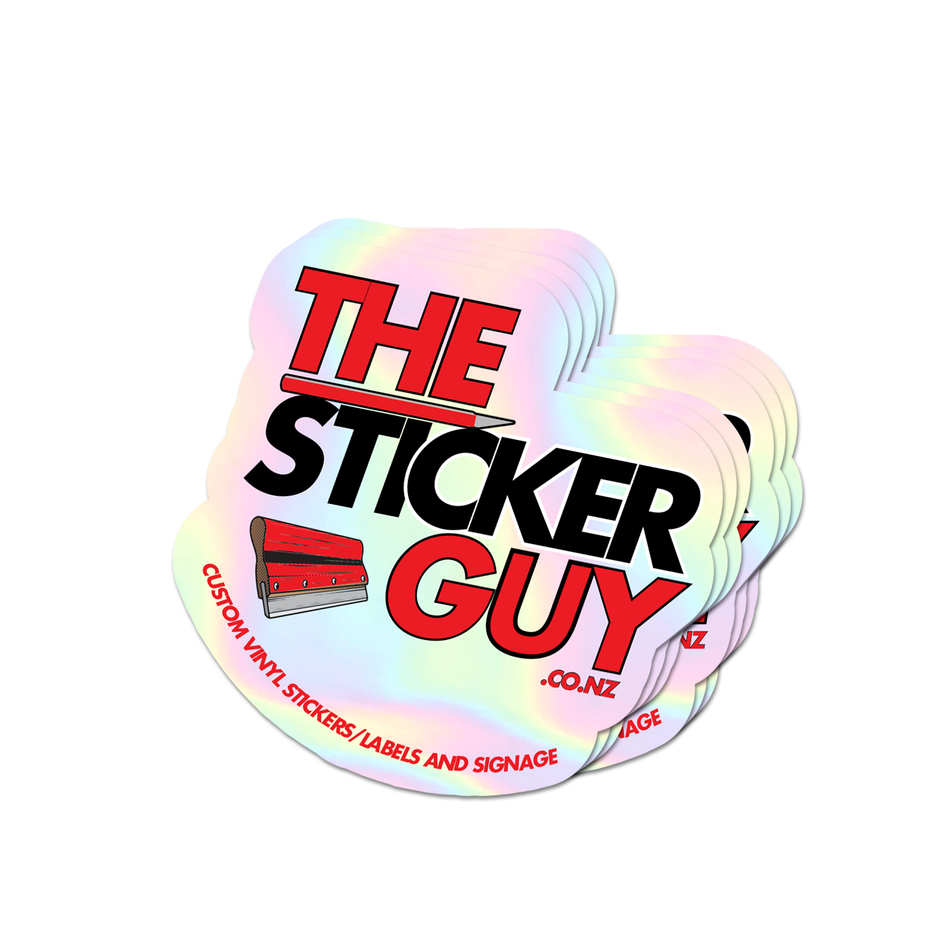 Holographic Stickers NZ – Custom Shiny Labels | The Sticker Guy