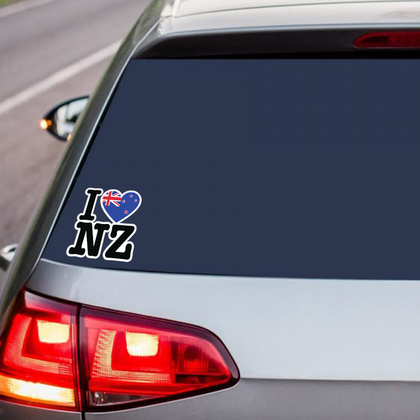 I Love New Zealand Sticker – The Sticker Guy