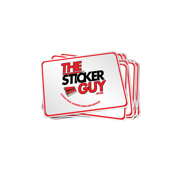 Custom Promotional Rectangle Individual Cut Stickers | The Sticker Guy
