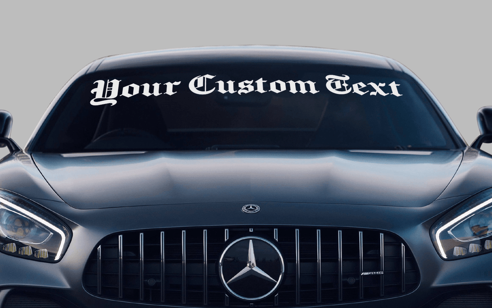 Custom Vinyl Car Banner| The Sticker Guy