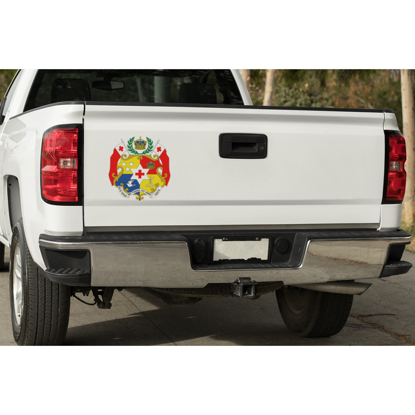 Tongan Shield Car Decal Sticker – The Sticker Guy